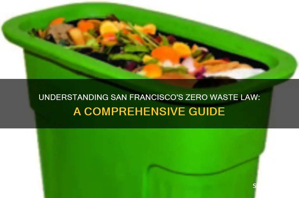 Understanding San Francisco's Zero Waste Law: A Comprehensive Guide ...