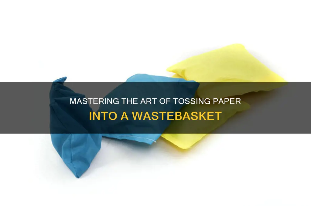 Mastering The Art Of Tossing Paper Into A Wastebasket | ShunWaste