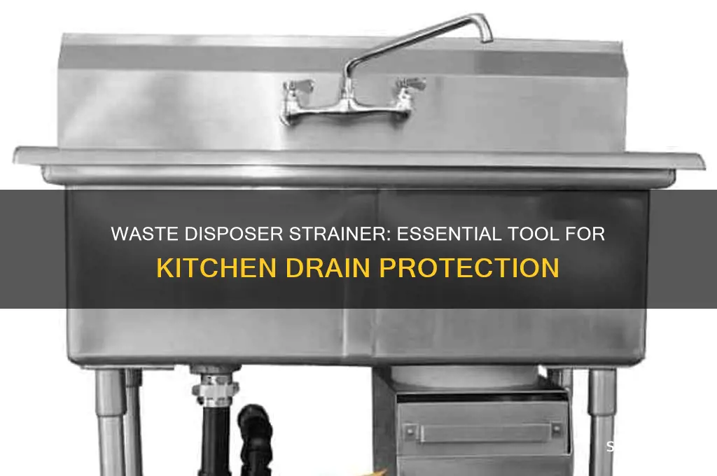 Waste Disposer Strainer: Essential Tool For Kitchen Drain Protection ...