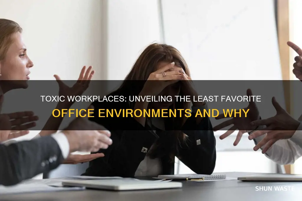 Toxic Workplaces: Unveiling The Least Favorite Office Environments And ...
