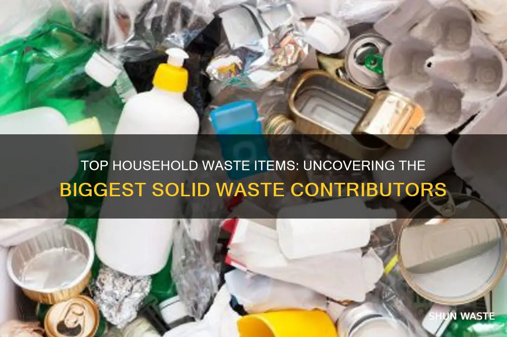 Top Household Waste Items: Uncovering The Biggest Solid Waste ...