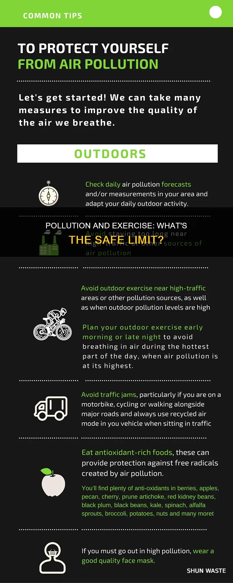 Pollution And Exercise: What's The Safe Limit? | ShunWaste
