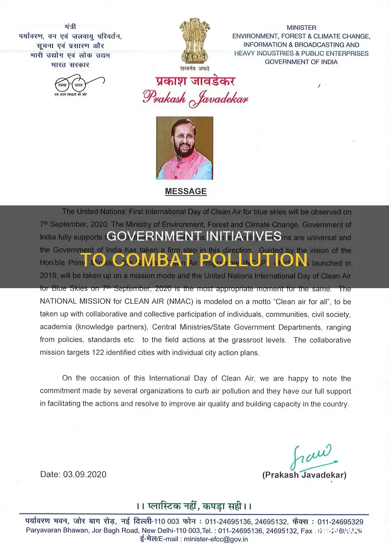 Government Initiatives To Combat Pollution | ShunWaste