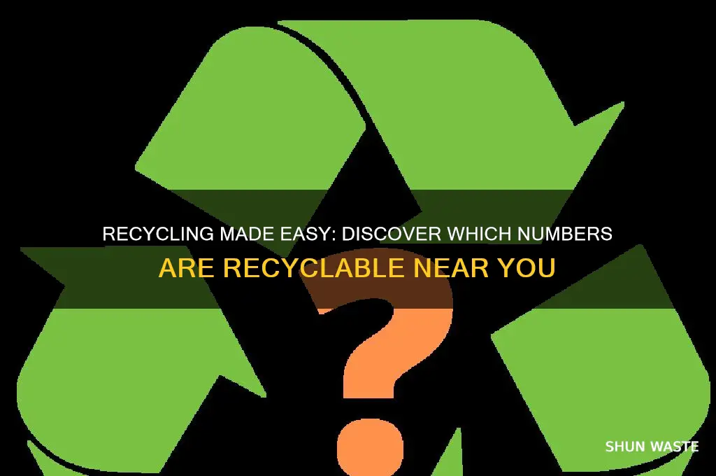 Recycling Made Easy: Discover Which Numbers Are Recyclable Near You ...