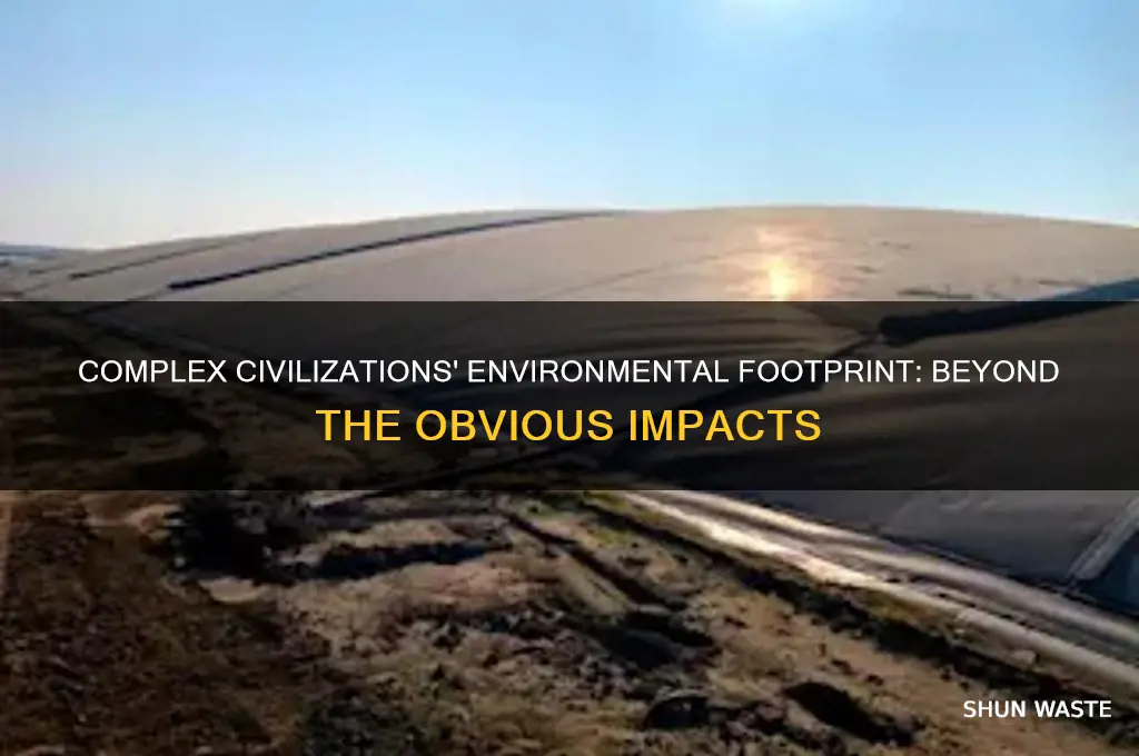 Complex Civilizations' Environmental Footprint: Beyond The Obvious ...