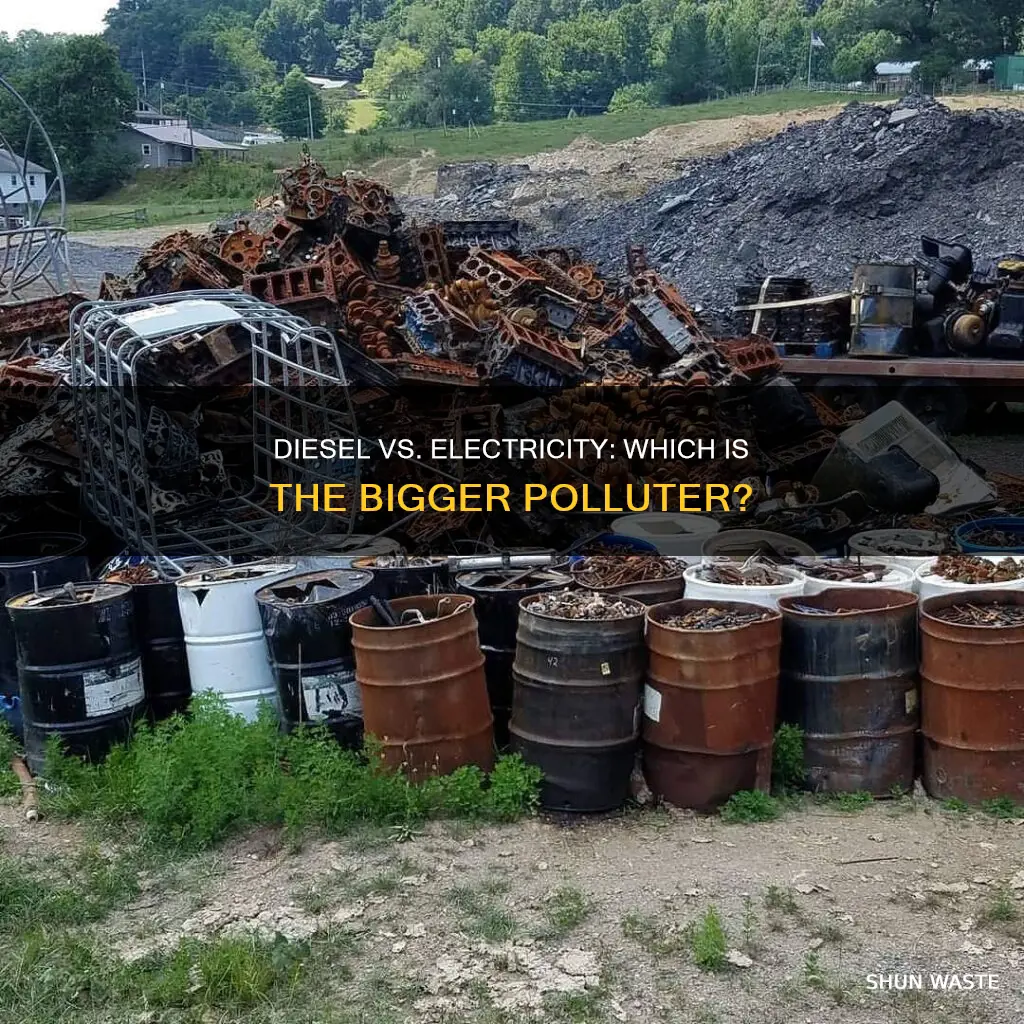 Diesel Vs. Electricity: Which Is The Bigger Polluter? | ShunWaste