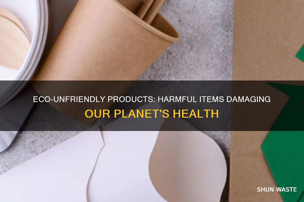 Eco-Unfriendly Products: Harmful Items Damaging Our Planet's Health ...
