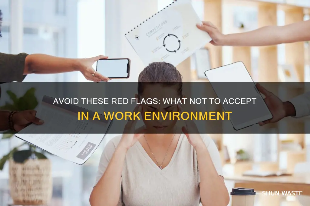 Avoid These Red Flags: What Not To Accept In A Work Environment | ShunWaste