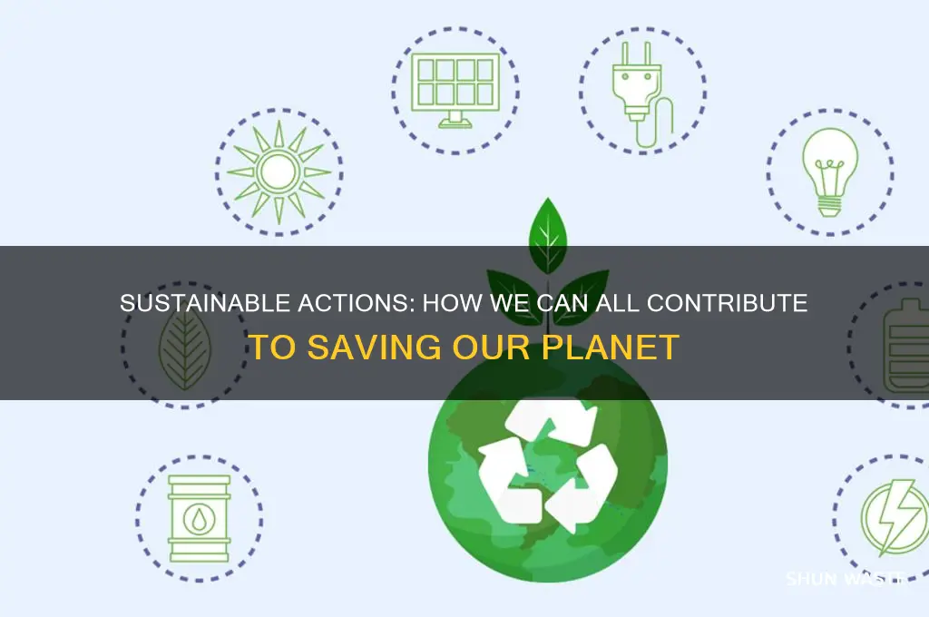 Sustainable Actions: How We Can All Contribute To Saving Our Planet ...