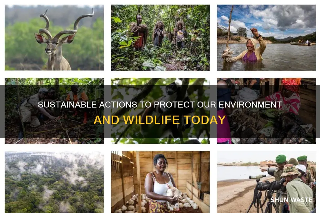 Sustainable Actions To Protect Our Environment And Wildlife Today ...