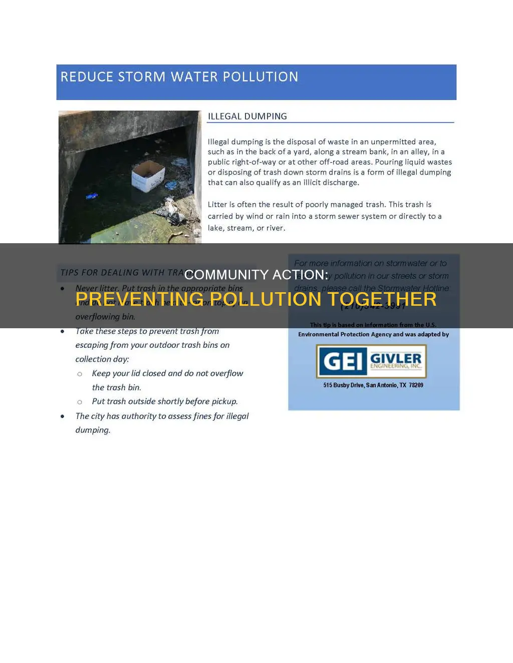 Community Action: Preventing Pollution Together | ShunWaste