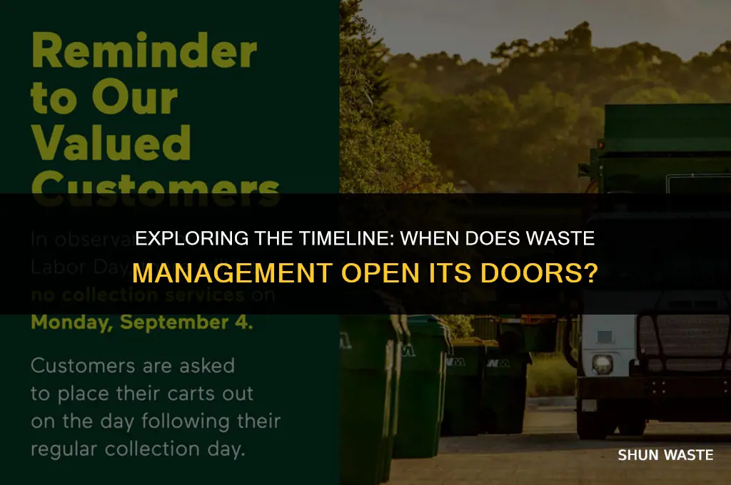Exploring The Timeline: When Does Waste Management Open Its Doors ...