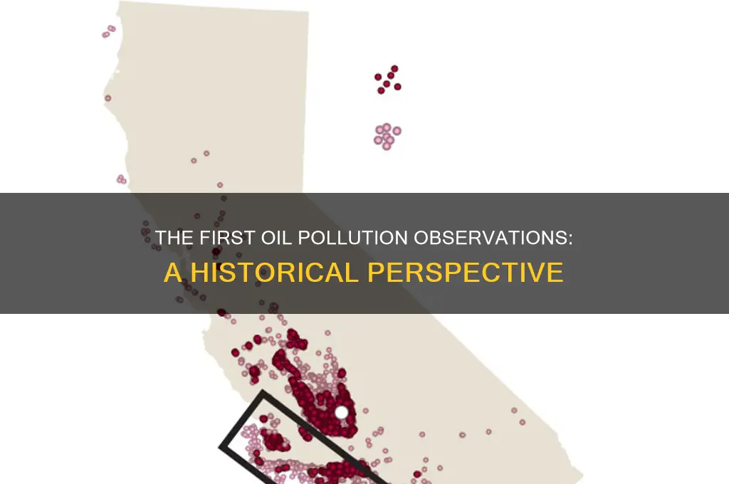 The First Oil Pollution Observations: A Historical Perspective | ShunWaste