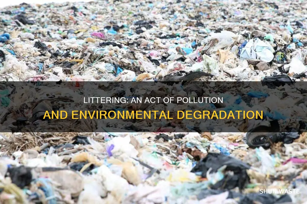 Littering: An Act Of Pollution And Environmental Degradation | ShunWaste