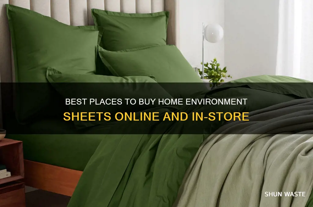 Best Places To Buy Home Environment Sheets Online And In-Store | ShunWaste