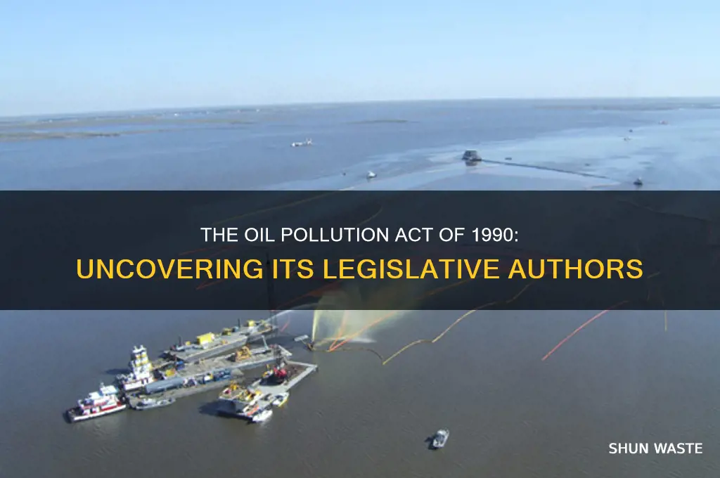 The Oil Pollution Act Of 1990: Uncovering Its Legislative Authors ...