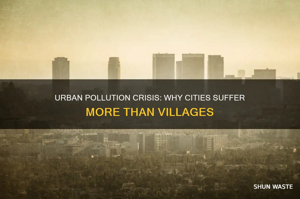 Urban Pollution Crisis: Why Cities Suffer More Than Villages | ShunWaste