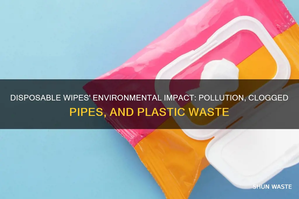 Disposable Wipes' Environmental Impact: Pollution, Clogged Pipes, And ...