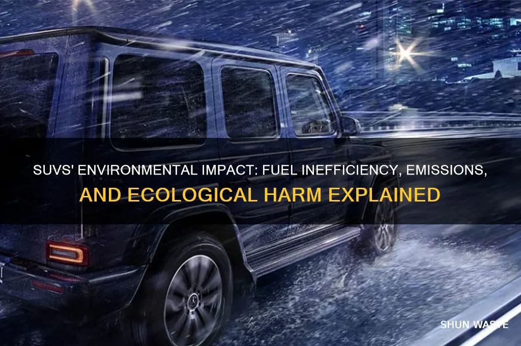 Suvs' Environmental Impact: Fuel Inefficiency, Emissions, And ...