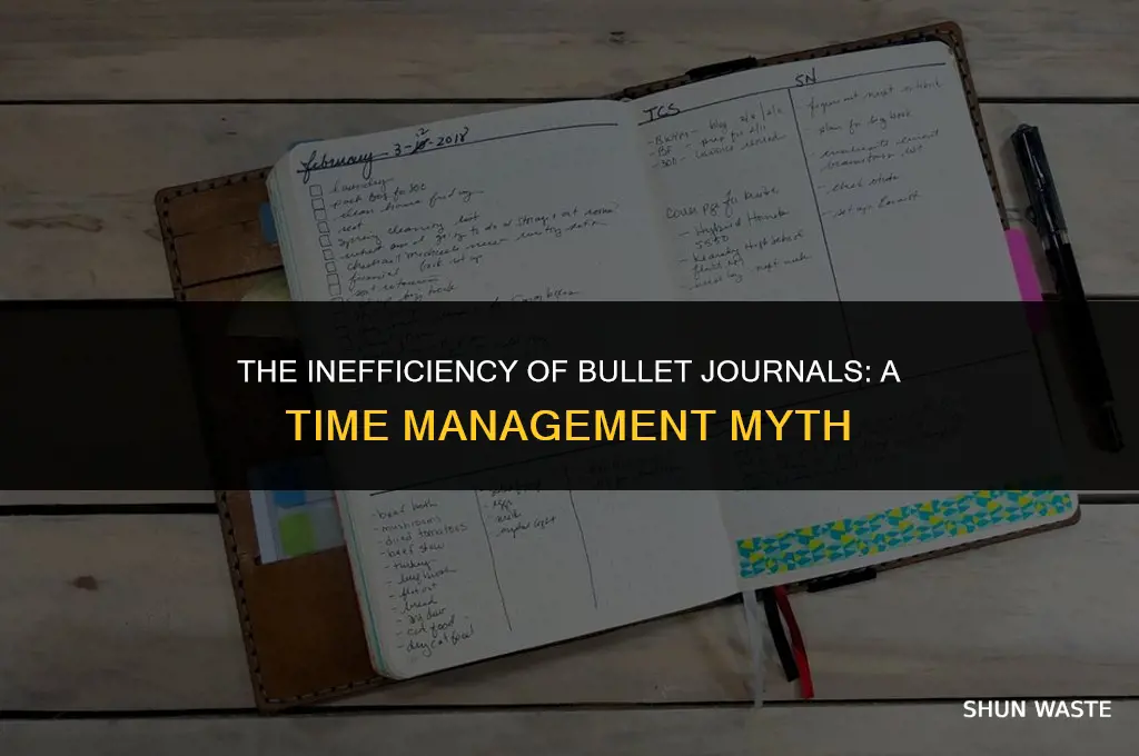 The Inefficiency Of Bullet Journals: A Time Management Myth | ShunWaste