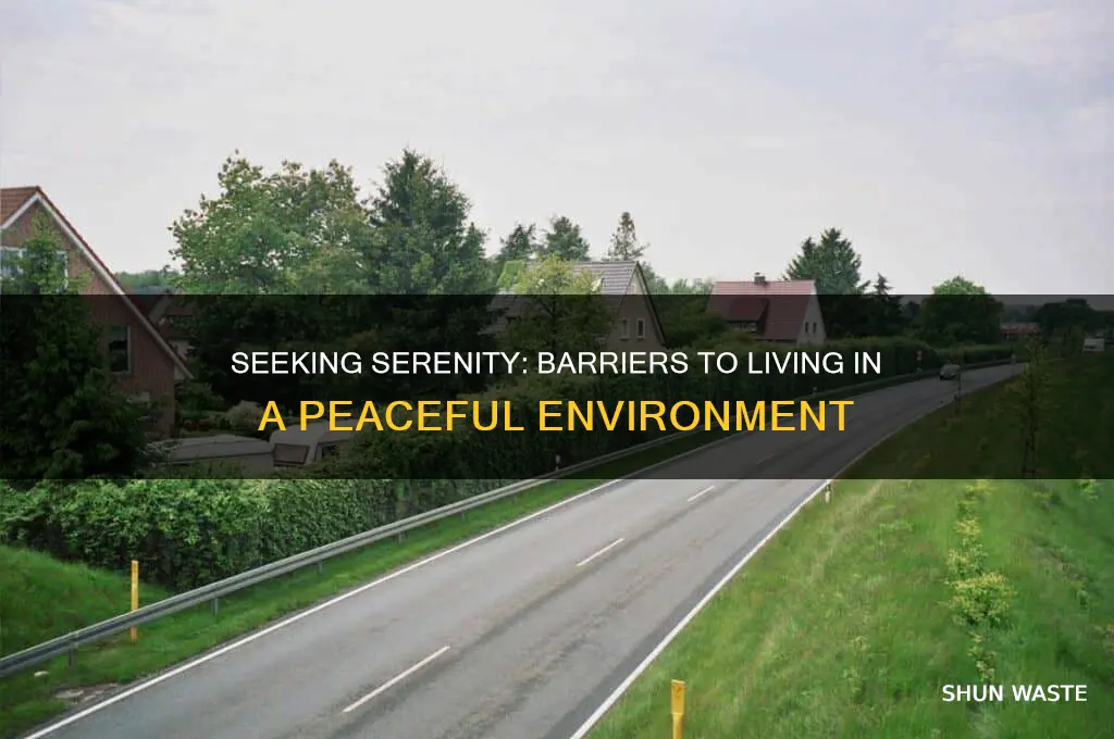 Seeking Serenity: Barriers To Living In A Peaceful Environment | ShunWaste