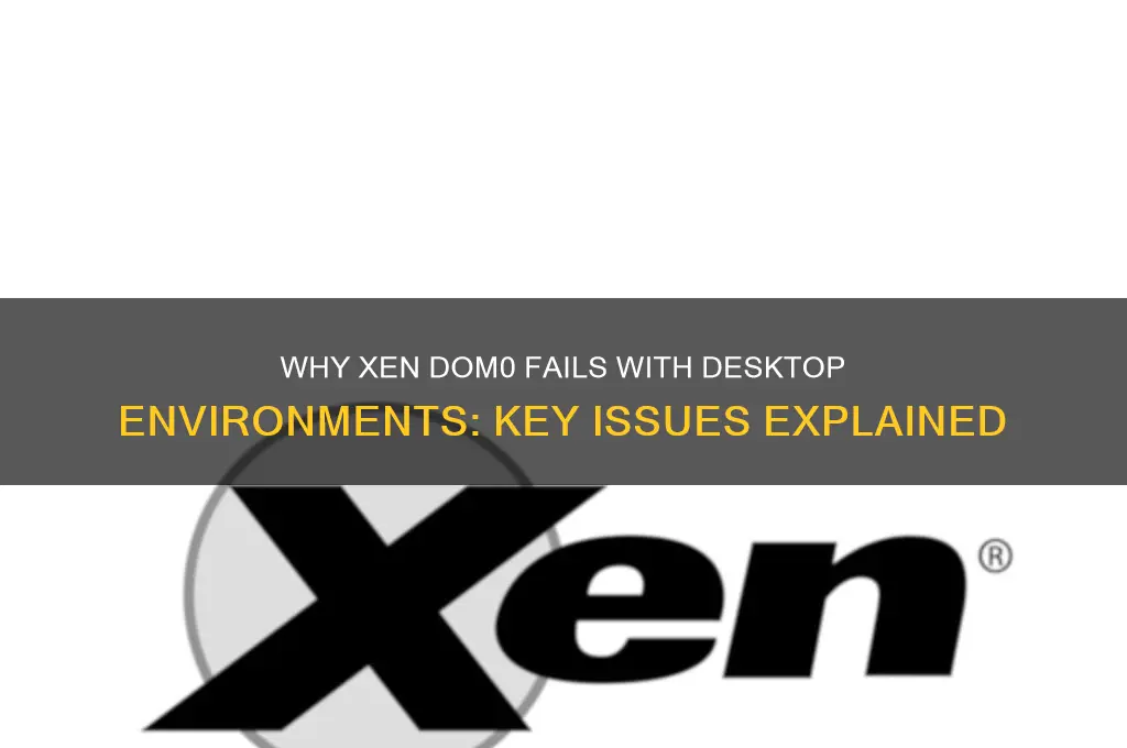 Why Xen Dom0 Fails With Desktop Environments: Key Issues Explained ...