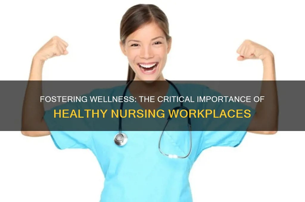 Fostering Wellness: The Critical Importance Of Healthy Nursing ...