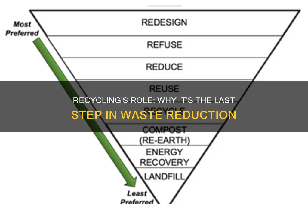 Recycling's Role: Why It's The Last Step In Waste Reduction | ShunWaste